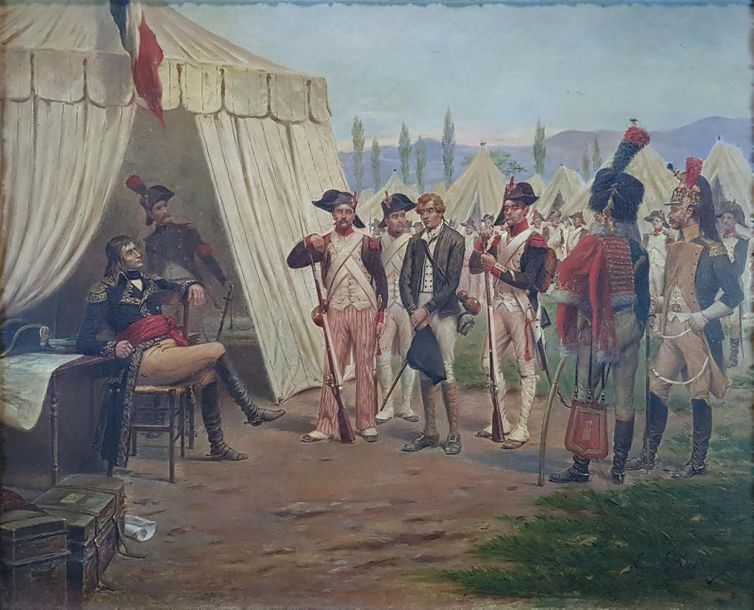 Emile Brisset | Napoléon Bonaparte au bivouac | MutualArt