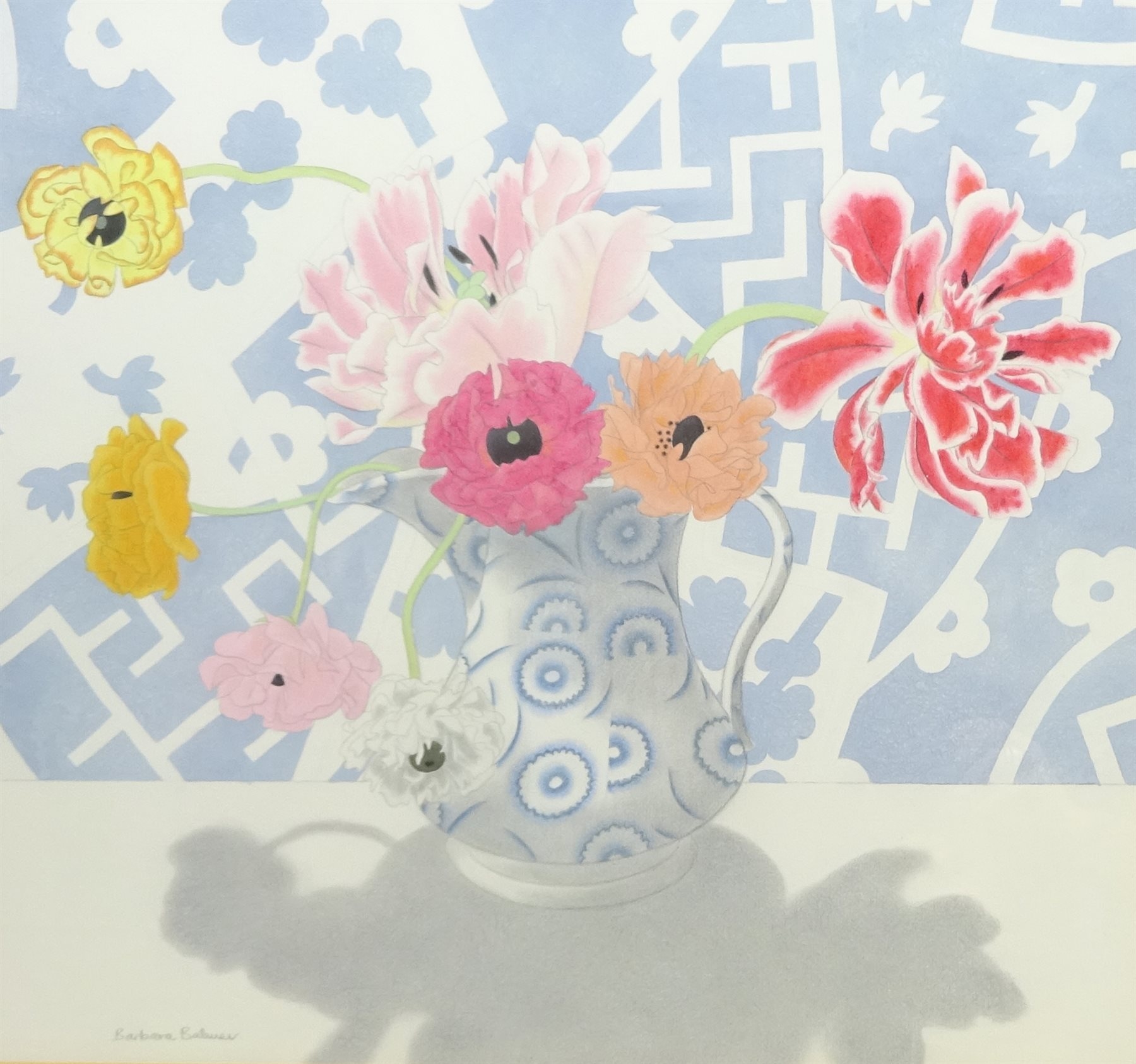 Barbara Balmer | Still Life with Chinese Backdrop | MutualArt