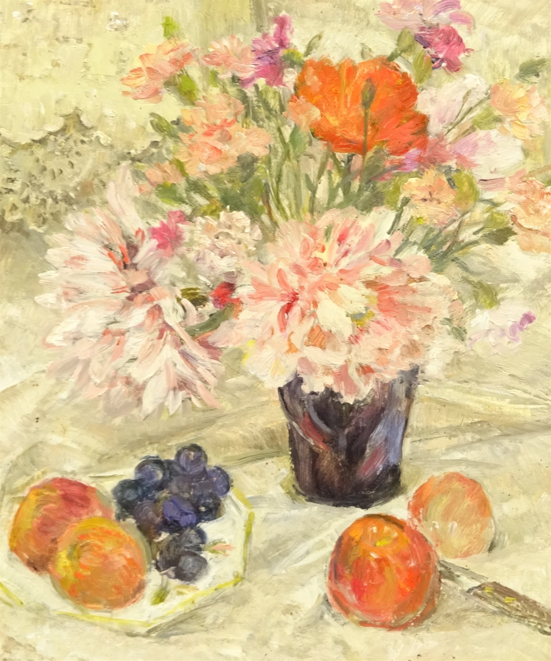 Judith da Fano | Still Life - Peaches and Cream | MutualArt