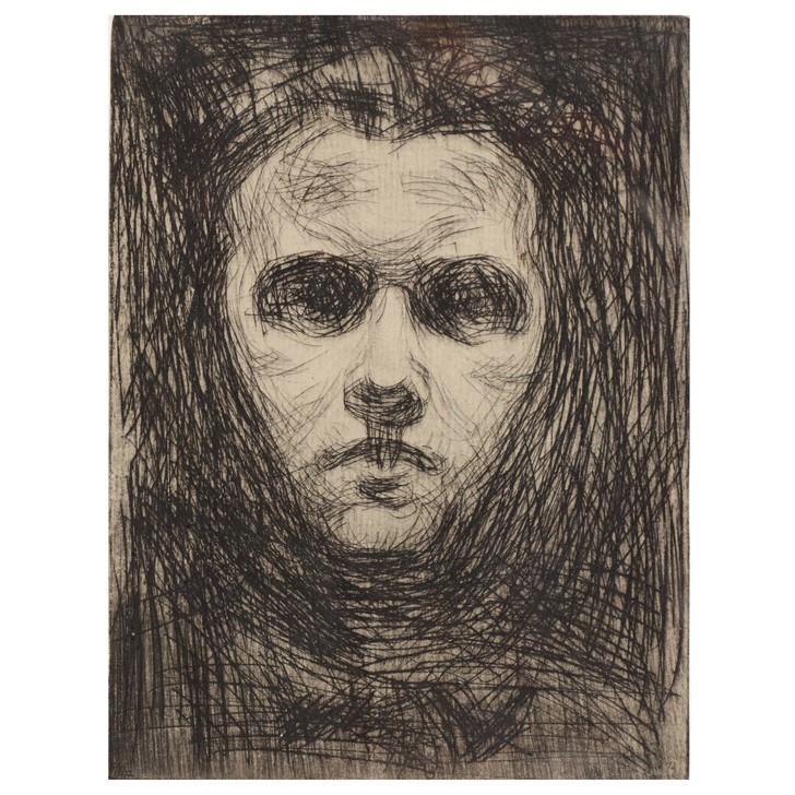 Edvard Munch | Head study | MutualArt