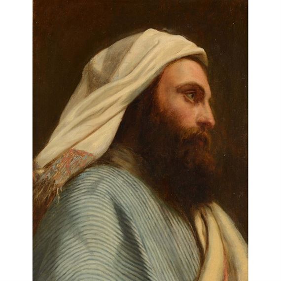 Maria Brooks | Head of a man in Arab dress | MutualArt