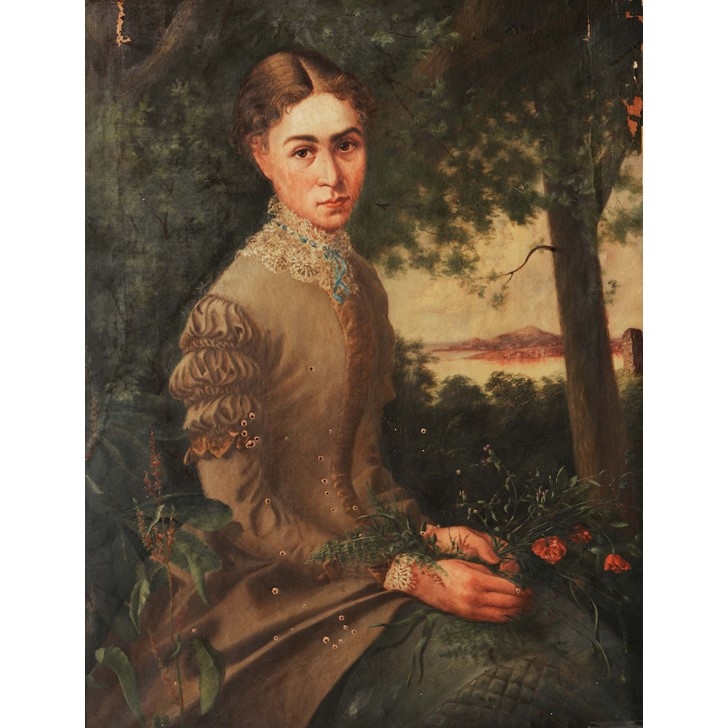 British School, 19th Century | Portrait of Mary Ann Elizabeth Mabbutt ...