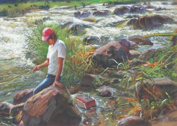 Romulo Galicano | Namimingwit | MutualArt