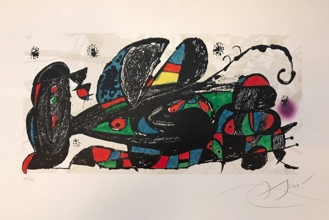 Joan Miró | Le chat (1974) | MutualArt