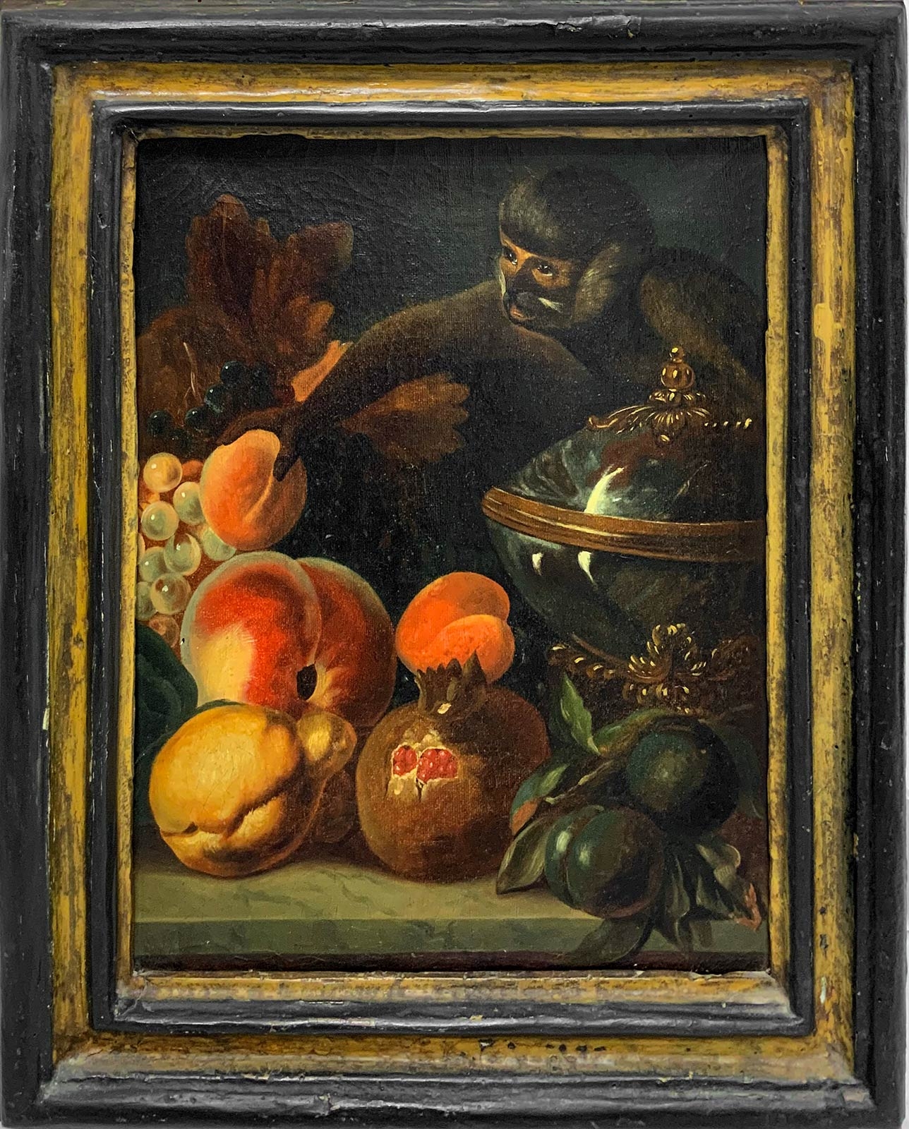 Antonio Maria Vassallo | Still life with monkey and fruit | MutualArt