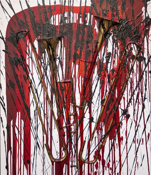 Arman | Spattering paintings (2001) | MutualArt