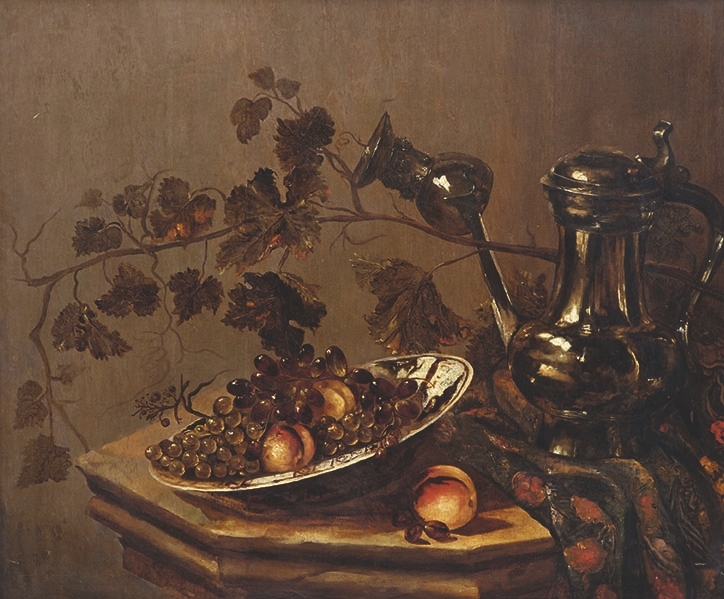 Roelof Koets | Nature morte à la verseuse, au röhmer et à la coupe de ...