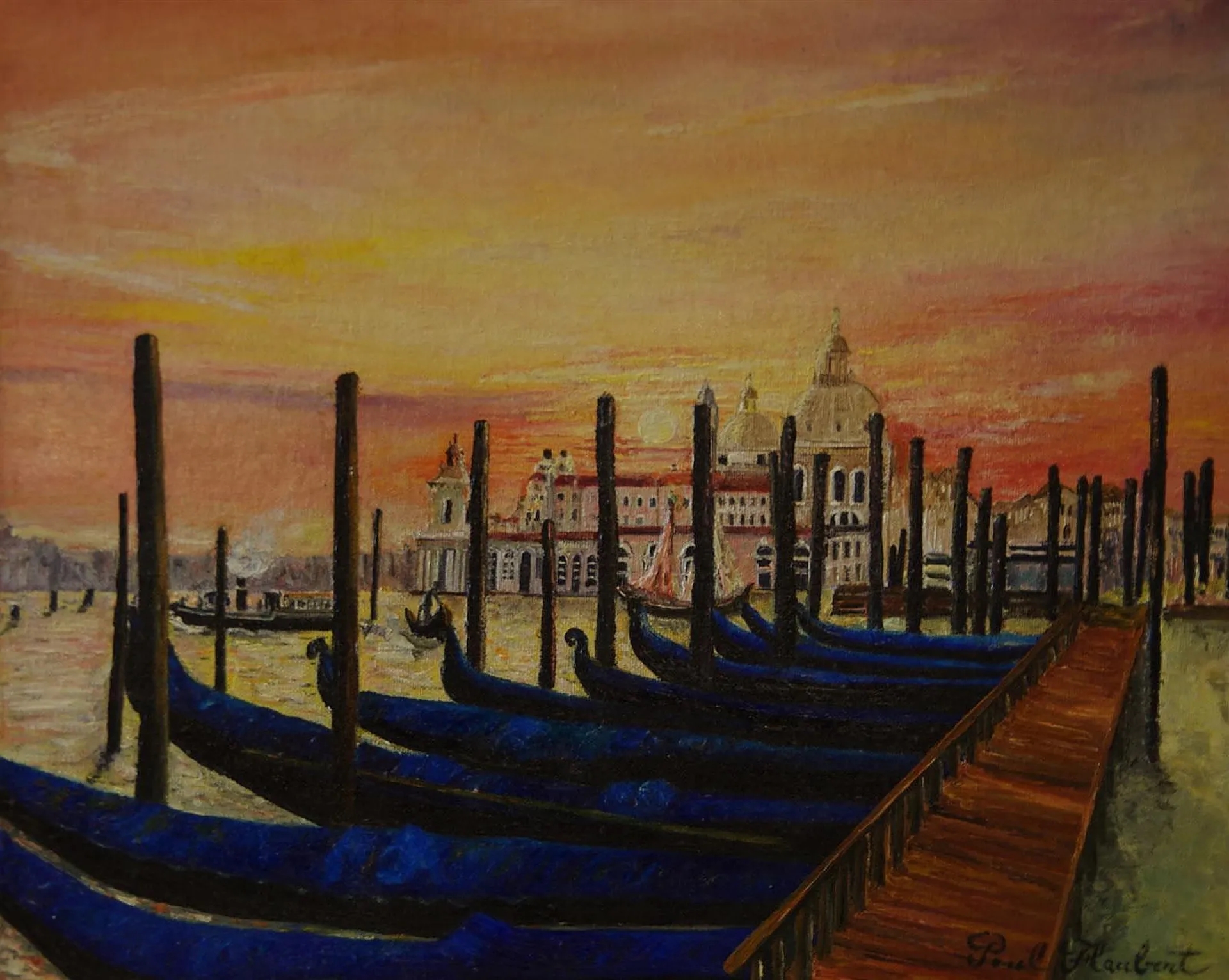 Paul Flaubert | L'ambarcadère Vénitien | MutualArt