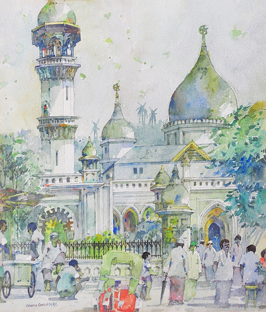 Tan Choon Ghee | Kapitan Keling Mosque (1991) | MutualArt