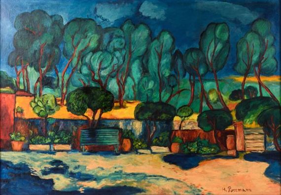 Hans Purrmann | SONNIGE LANDSCHAFT | MutualArt
