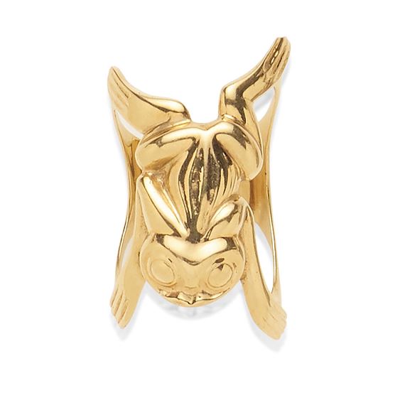 Bill Reid | A Bill Reid gold frog ring | MutualArt