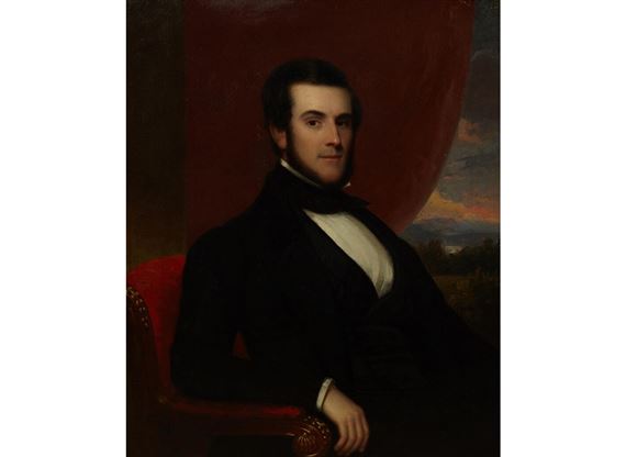 Frederick R. Spencer | Portrait of a Gentleman in an Armchair (19th ...