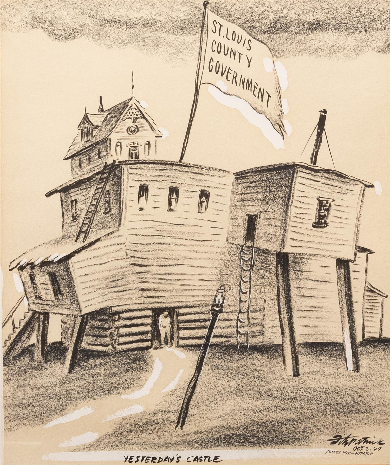 Daniel R. Fitzpatrick | How to close the gap, June 7, 1948 (1948 ...