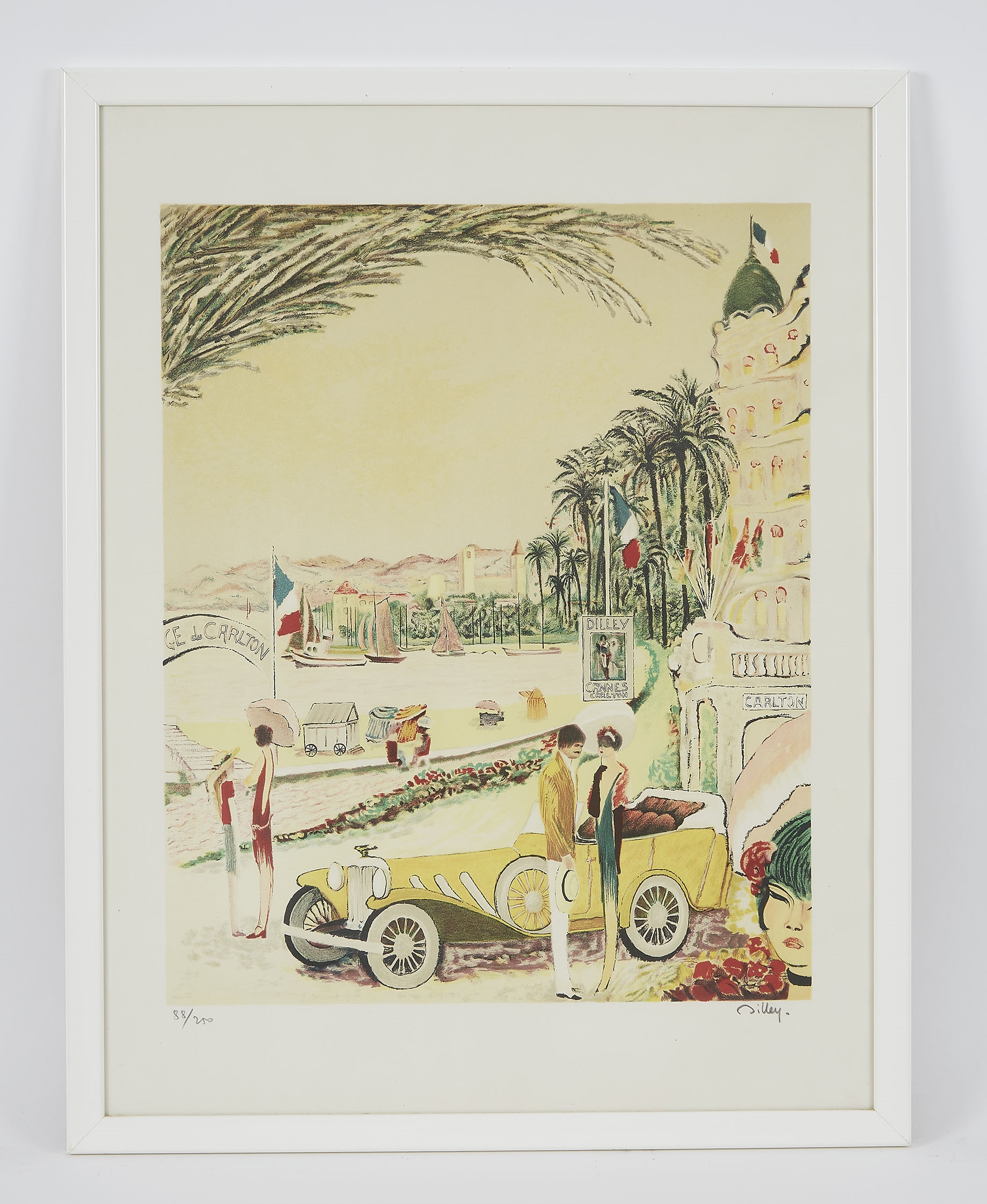 Ramon Dilley | La plage du Carlton | MutualArt