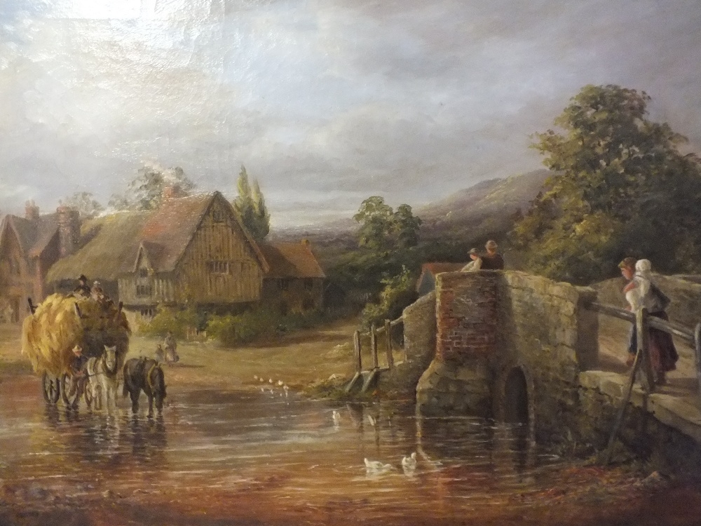 Ernest Walbourn | 2 Works: The Artist's Wife, Eva Walbourn, with Geese ...