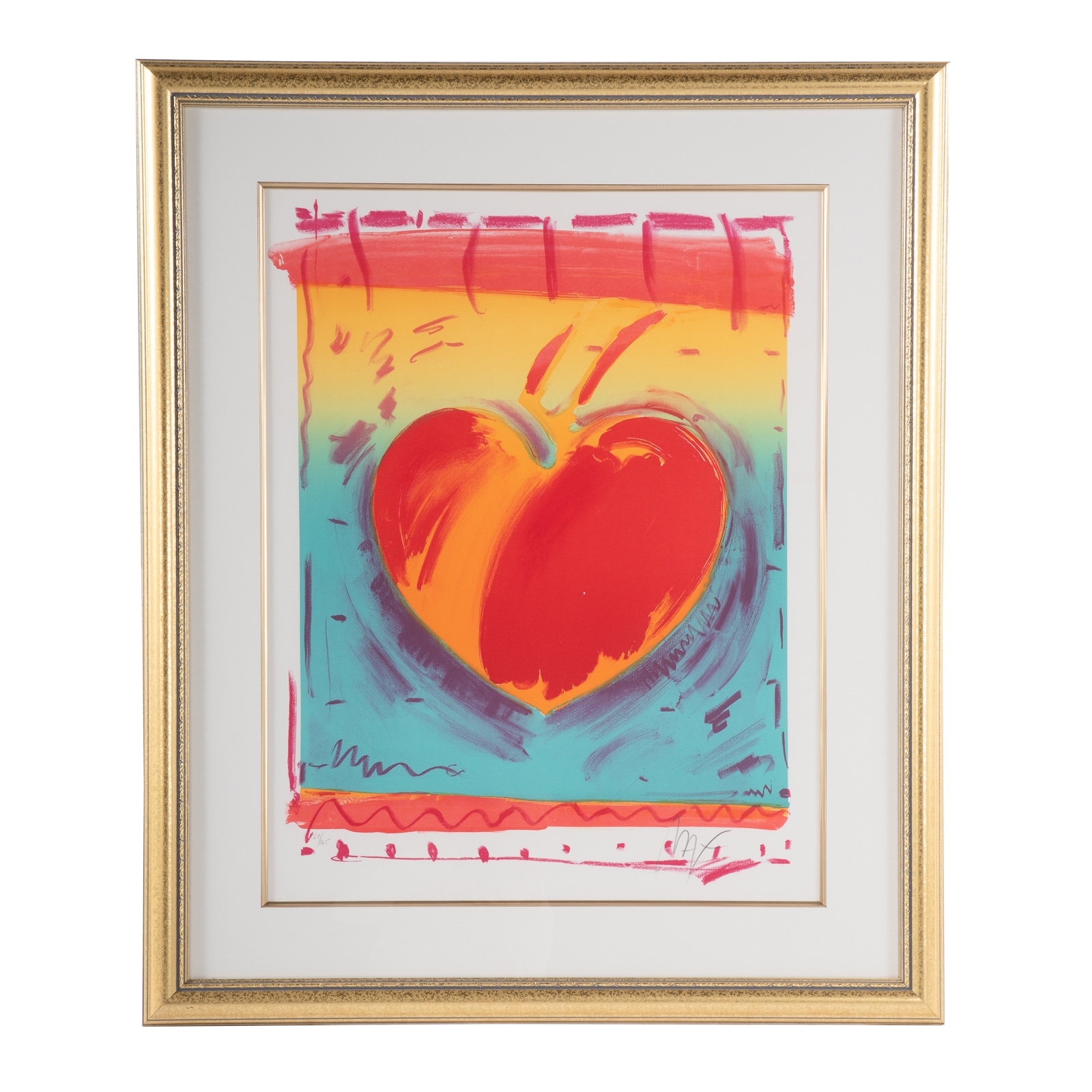 Peter Max | Heart II | MutualArt