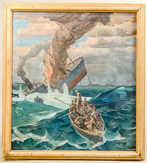 Carl William Peters | Sinking Battleship | Artwork performance at ...