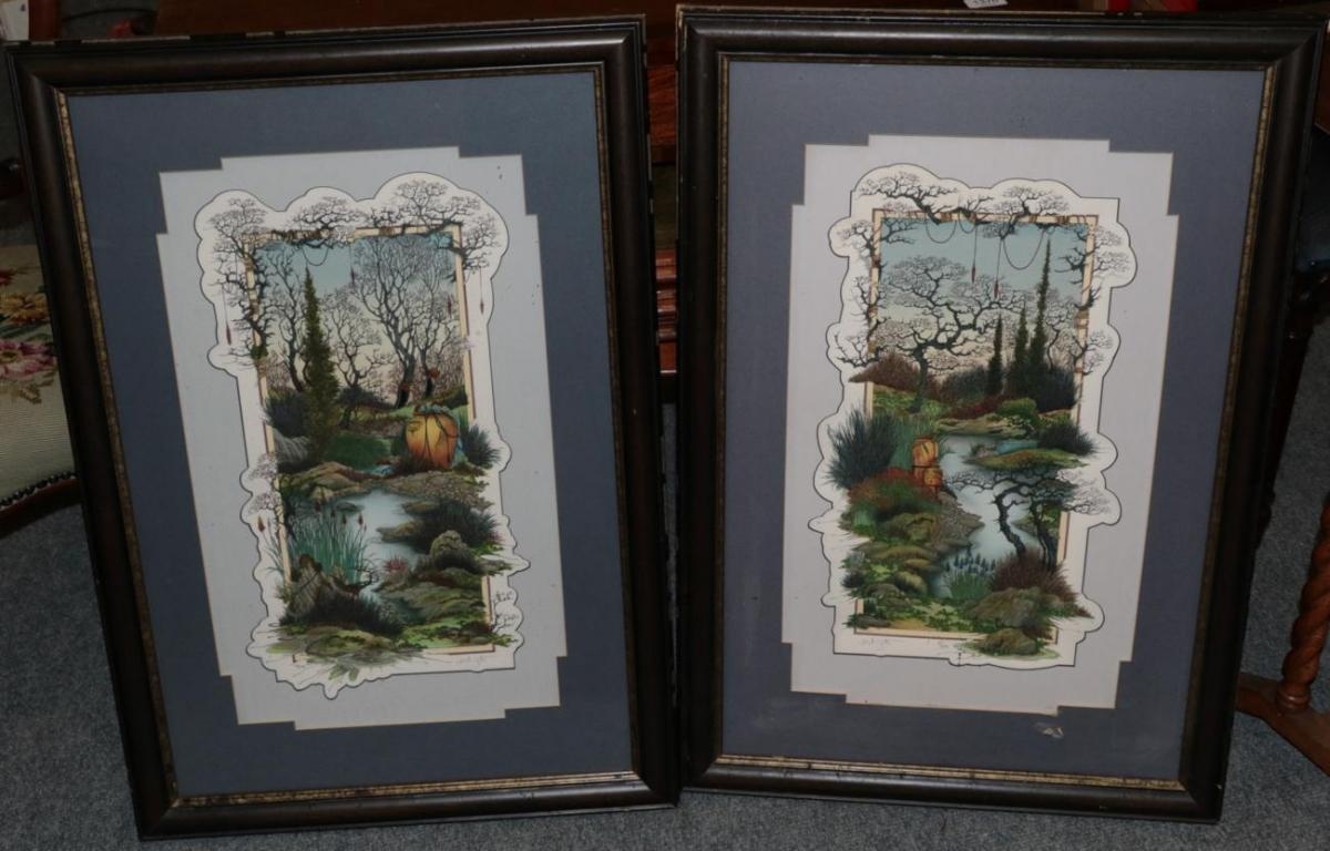 Graham Illingworth | Two Works: Japanese Gardens | MutualArt