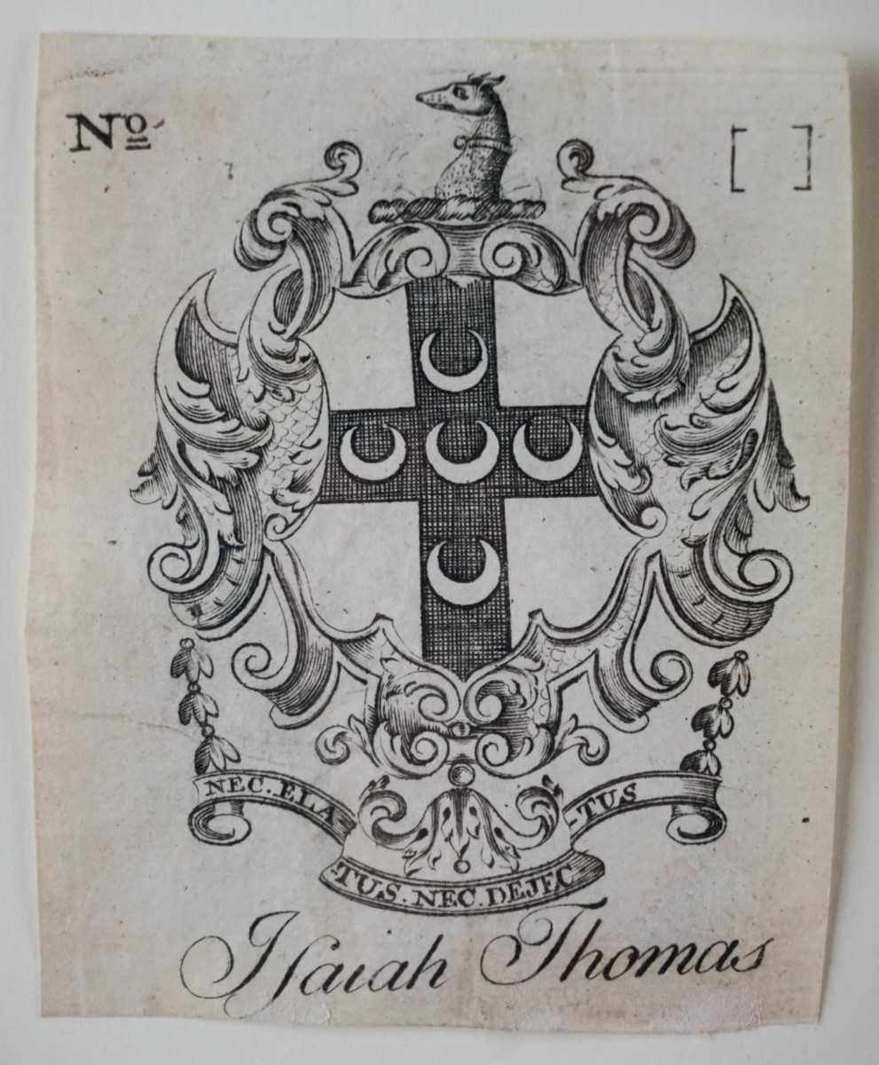 Paul Revere | ISAIAH THOMAS COAT OF ARMS | MutualArt