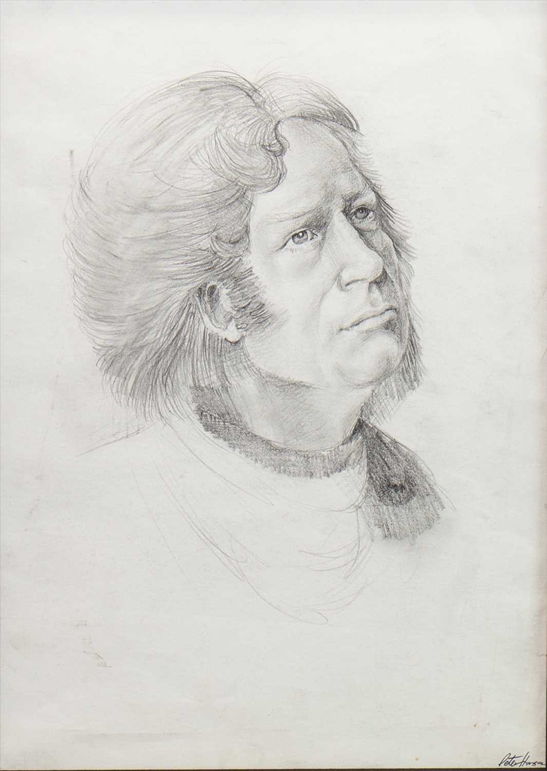 Peter Howson Obe | AN EARLY PENCIL SKETCH OF A MAN BY PETER HOWSON ...