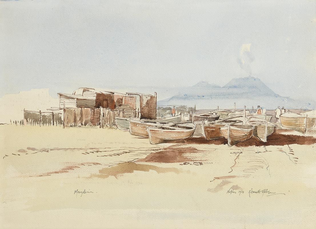Kenneth Hobson | Merzebria, Naples (1924) | MutualArt