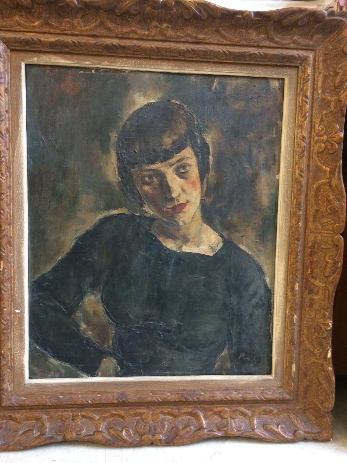 Imre Perely | Portrait de Marie-Louise Rousseau (1920 - 1930) | MutualArt