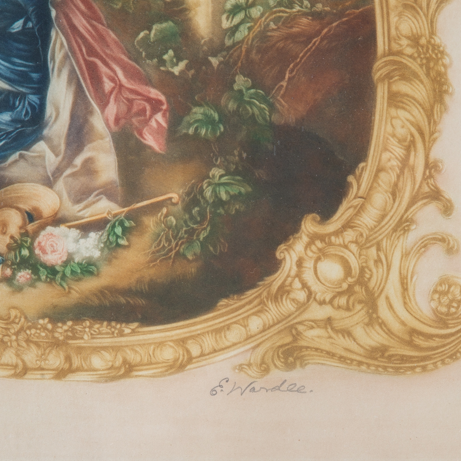 E. Wardle | Two Rococo Color Mezzotints | MutualArt