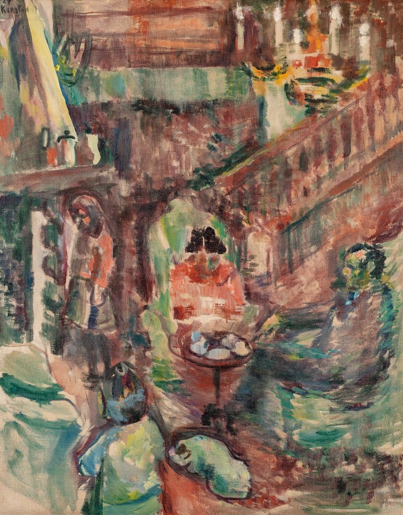 Ludvig Peter Karsten | The Hall at Staur (1924) | MutualArt