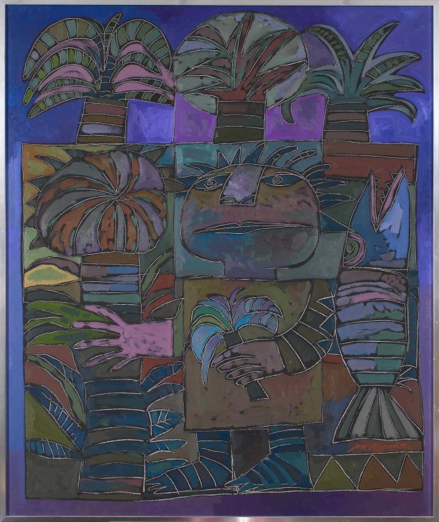 Jan Vermeiren | Purple Composition (1984) | MutualArt