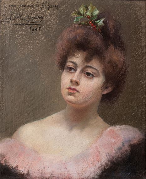 Juliette Goury | PORTRAIT DE JEUNE FEMME (1901) | MutualArt