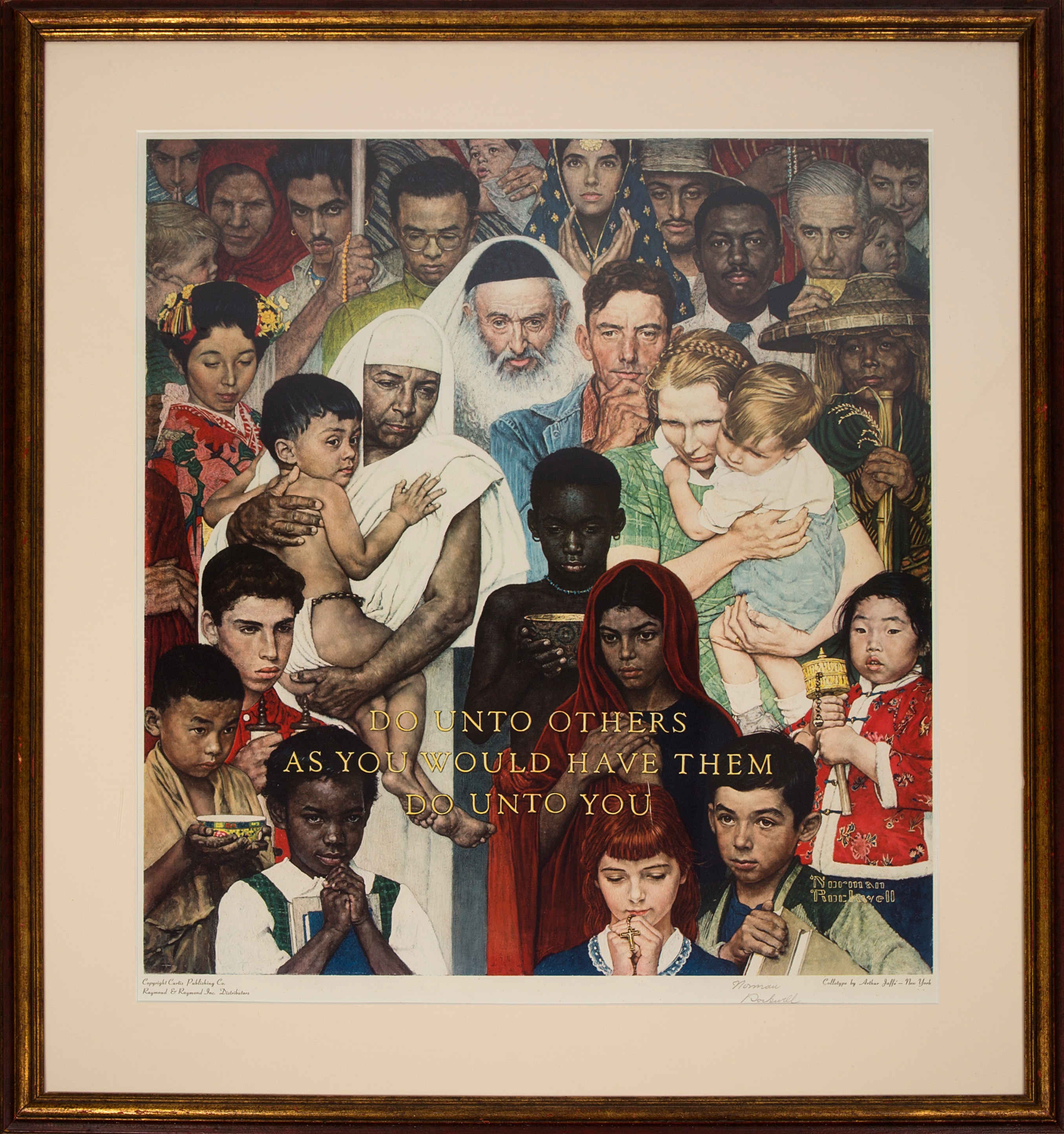 Norman Rockwell | Golden Rule (1961) | MutualArt