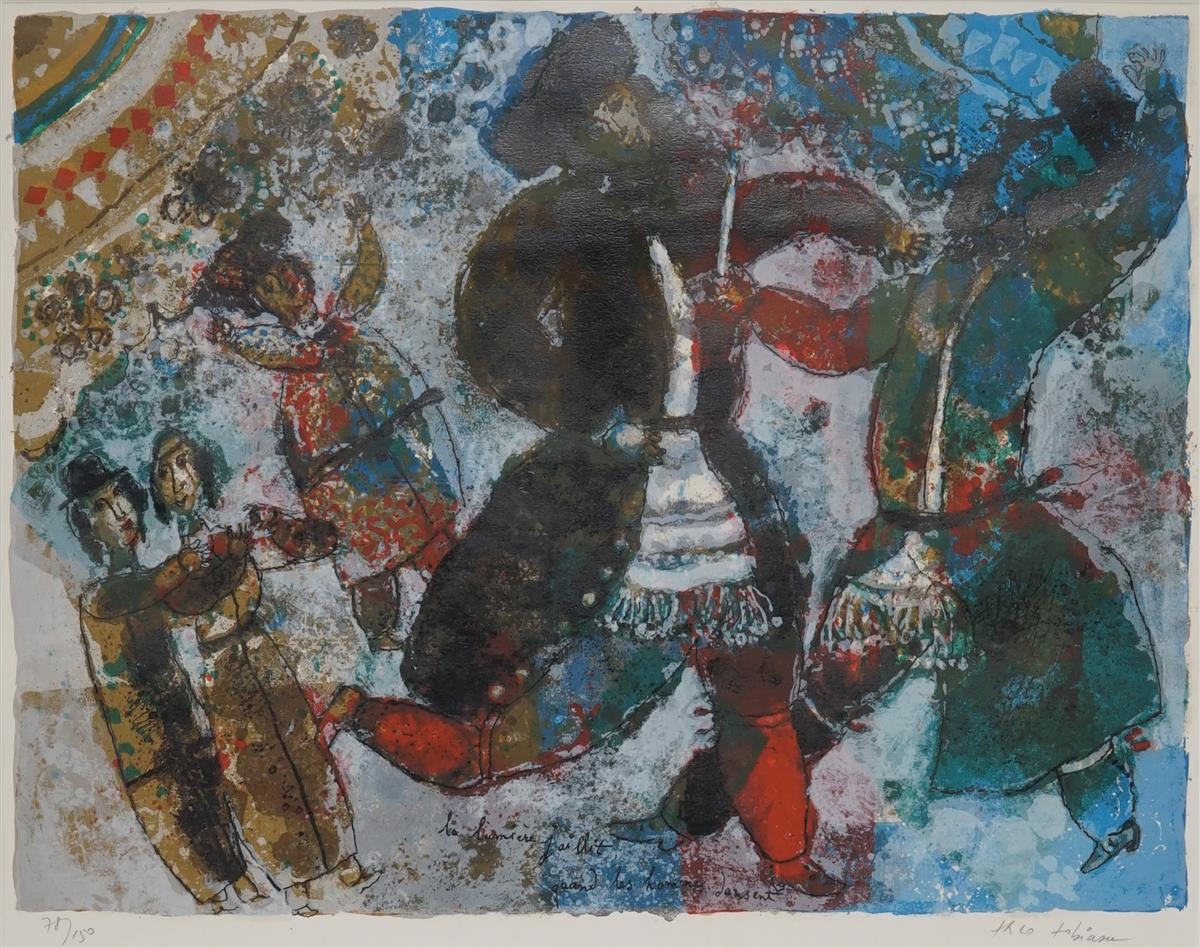 Théo Tobiasse | La lumiere jaillit quand les hommes dansent | MutualArt