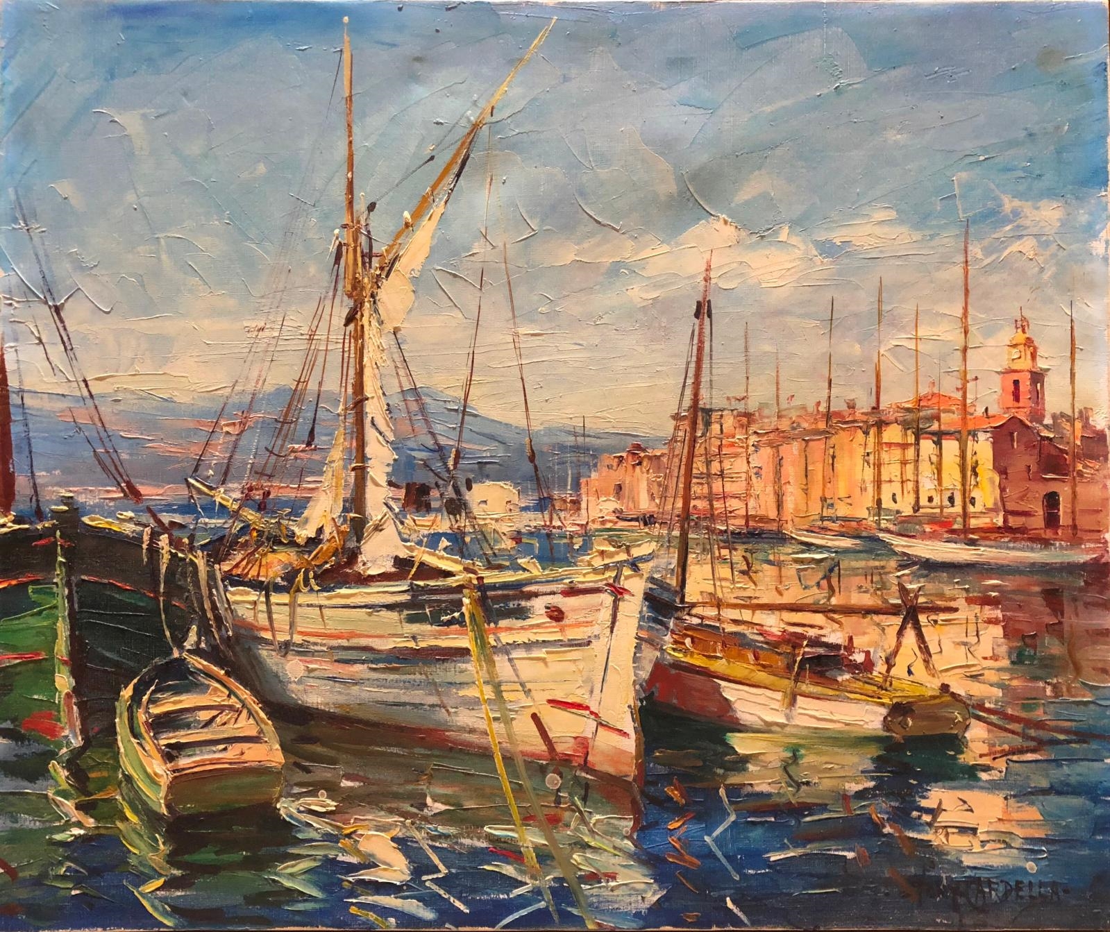 Tony Cardella | Voiliers au port de Saint Tropez | MutualArt