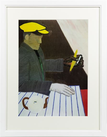 Roger Raveel | Man met gele pet | MutualArt