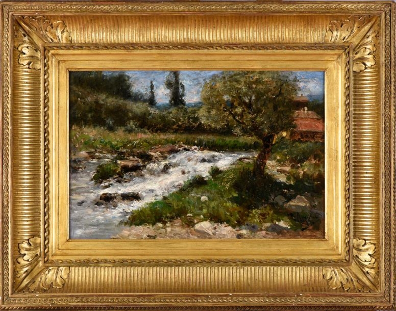 Adolphe Appian | Paysage à la rivière | MutualArt