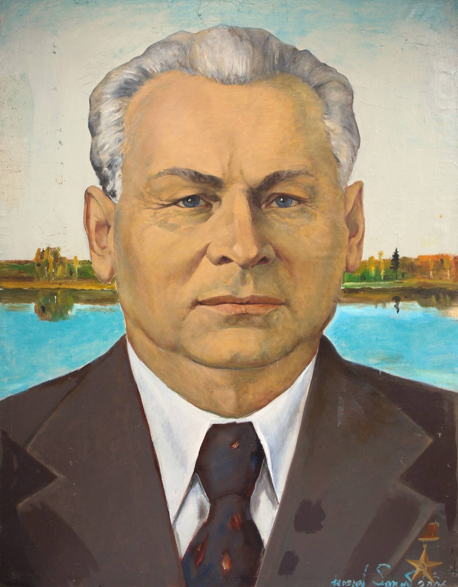 Leonid Sokov | Portrait of Konstantin Chernenko (2006) | MutualArt