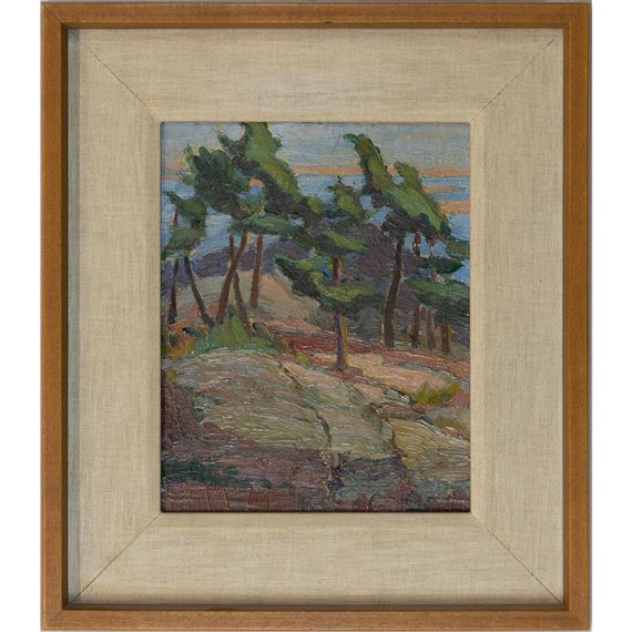 Edith Grace Lawson Coombs | SKETCH, POINTE AU BARIL, ON. (1922) | MutualArt
