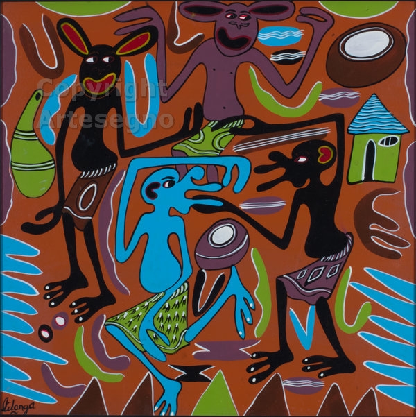 George Lilanga | Unaniymiza modomdiwangu | MutualArt