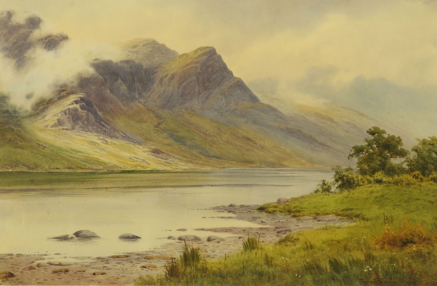 Edward Horace Thompson | Lake District scene | MutualArt