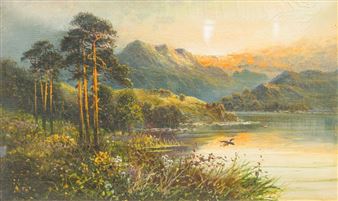 Hider Frank | Evening in the Highlands; and Autumns Turning Leaves ...