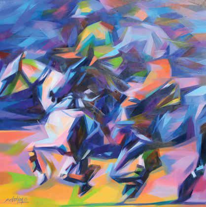 Sam Ebohon | WE STAYED THE COURSE (2016) | MutualArt