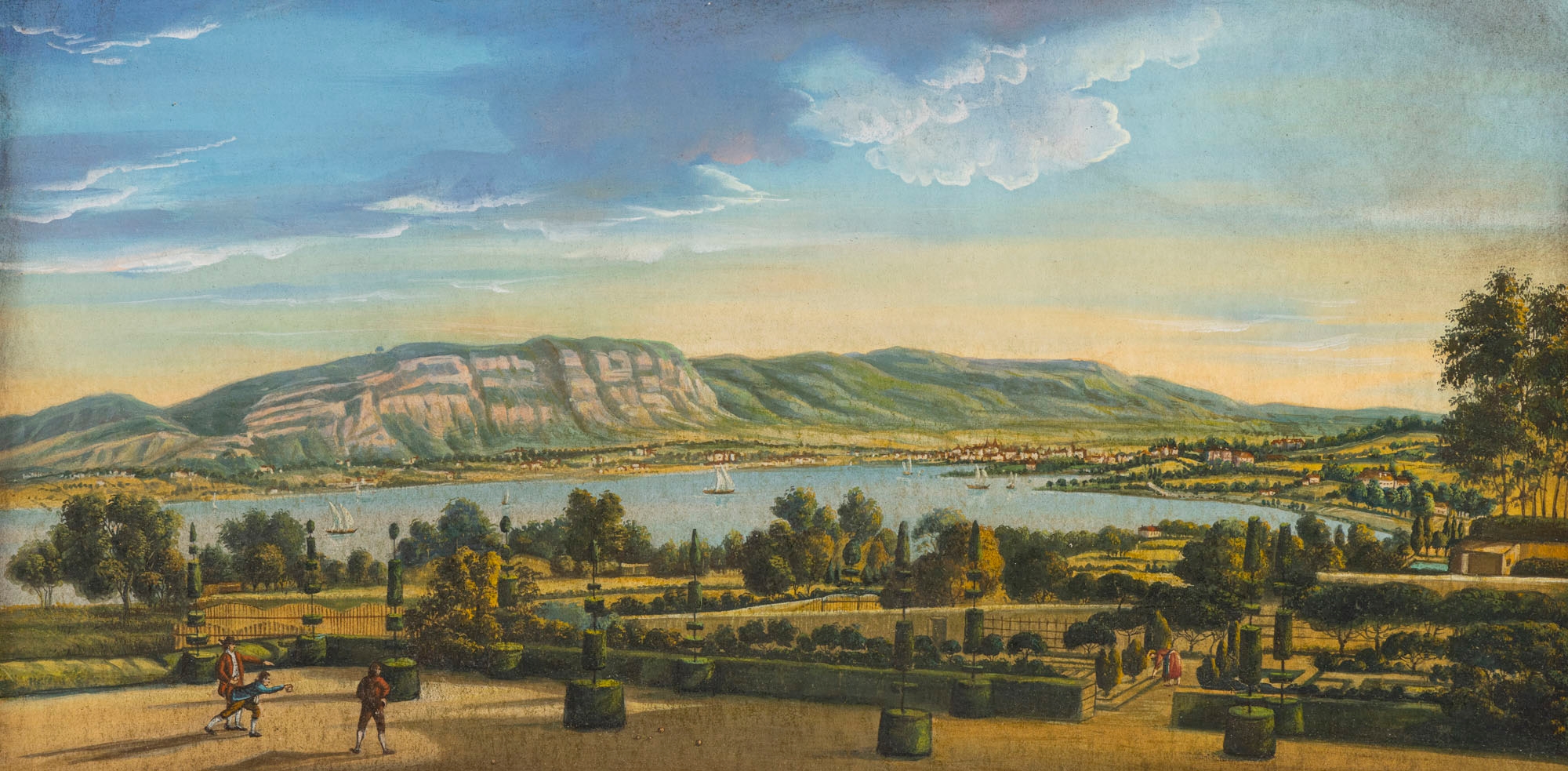 Geneva School, 18th Century | Vue de Genève | MutualArt