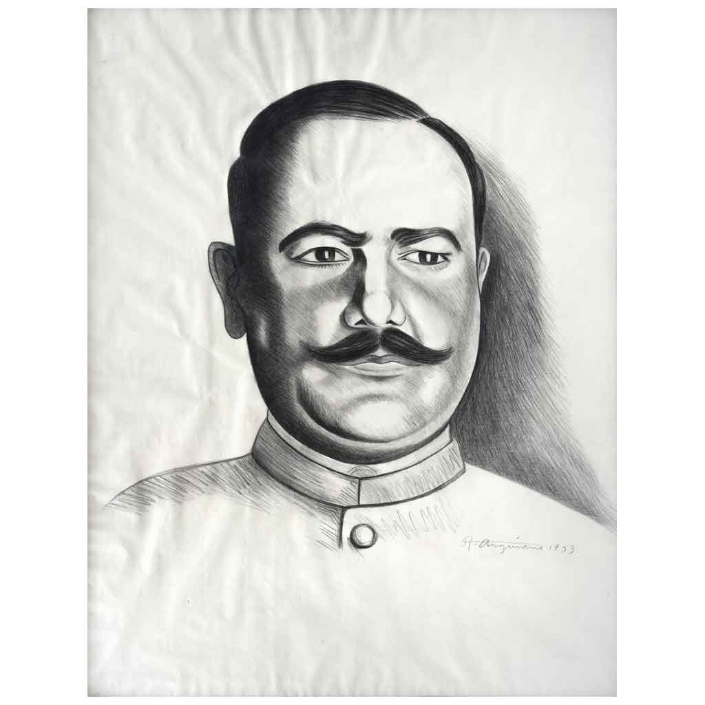 Raúl Anguiano | Álvaro Obregón (1953) | MutualArt