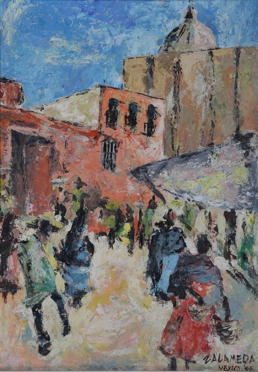 Oscar Zalameda | Ruelle de Mexico (1955) | MutualArt