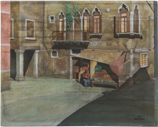 Cagnaccio di San Pietro | Notturno (1923) | MutualArt