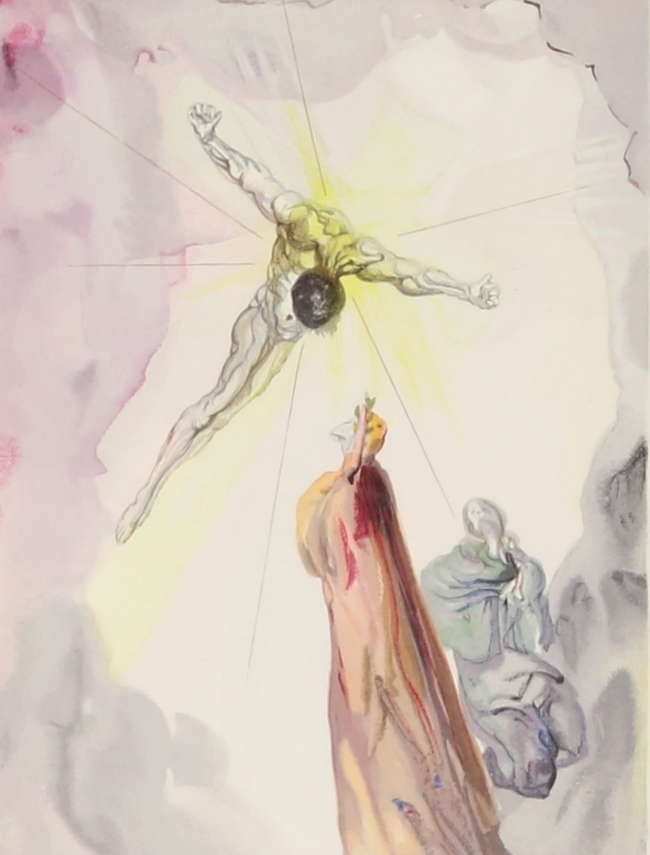 Salvador Dalí | Paradise 14 - Ghost of Christ (1974) | MutualArt