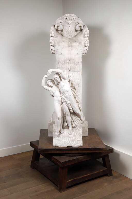 Maurice Maignan | Two works : Élément de la fontaine du dieu Pan ...