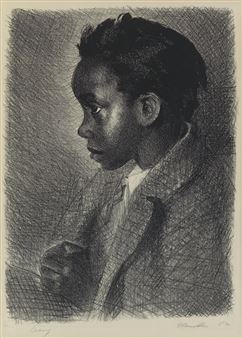 Crichlow Ernest | Portrait of Buddy (1953) | MutualArt