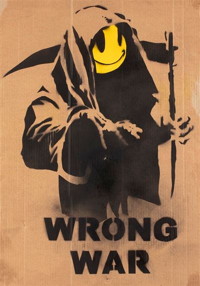 Banksy | Smiley Grim Reaper | MutualArt