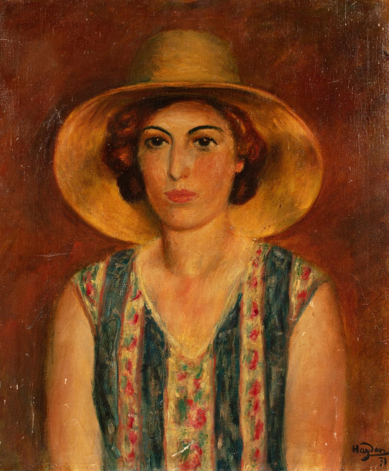Henri Hayden | Portrait de femme | MutualArt